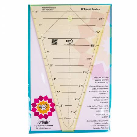 Dynamic Dresdens 30 Degree Ruler • Quilters Select